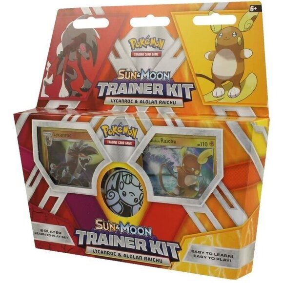 Pokeman | Toys | Game Pokmon Tcg Sun Moon Trainer Kit Lycanroc Alolan ...